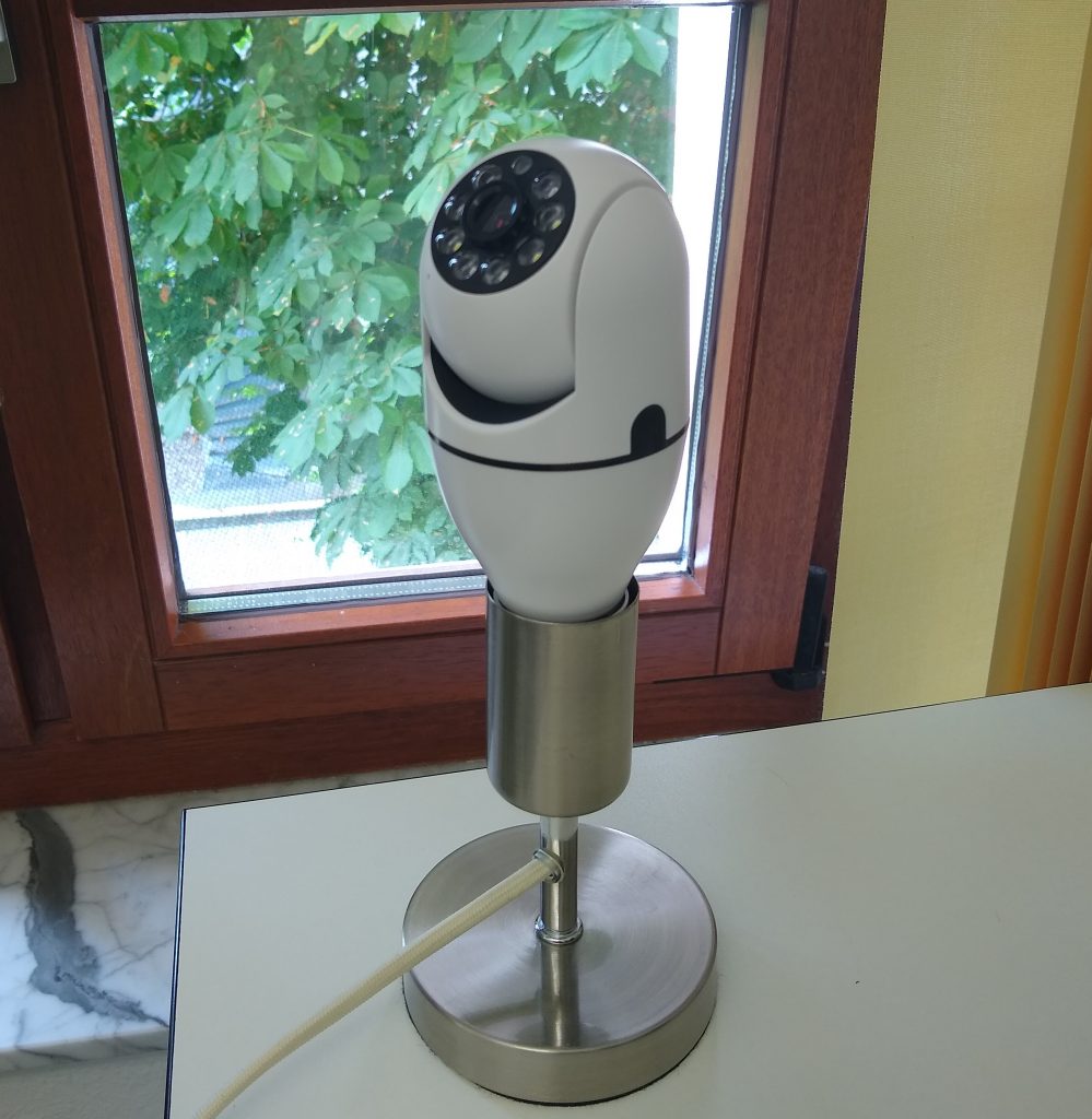 A lamp? A light bulb? A camera! Quick Check: WI-FI Panorama Camera – AV ...
